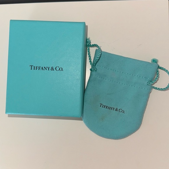 Tiffany & Co. | Jewelry | Tiffany Co Box And Suede Pouch Empty | Poshmark